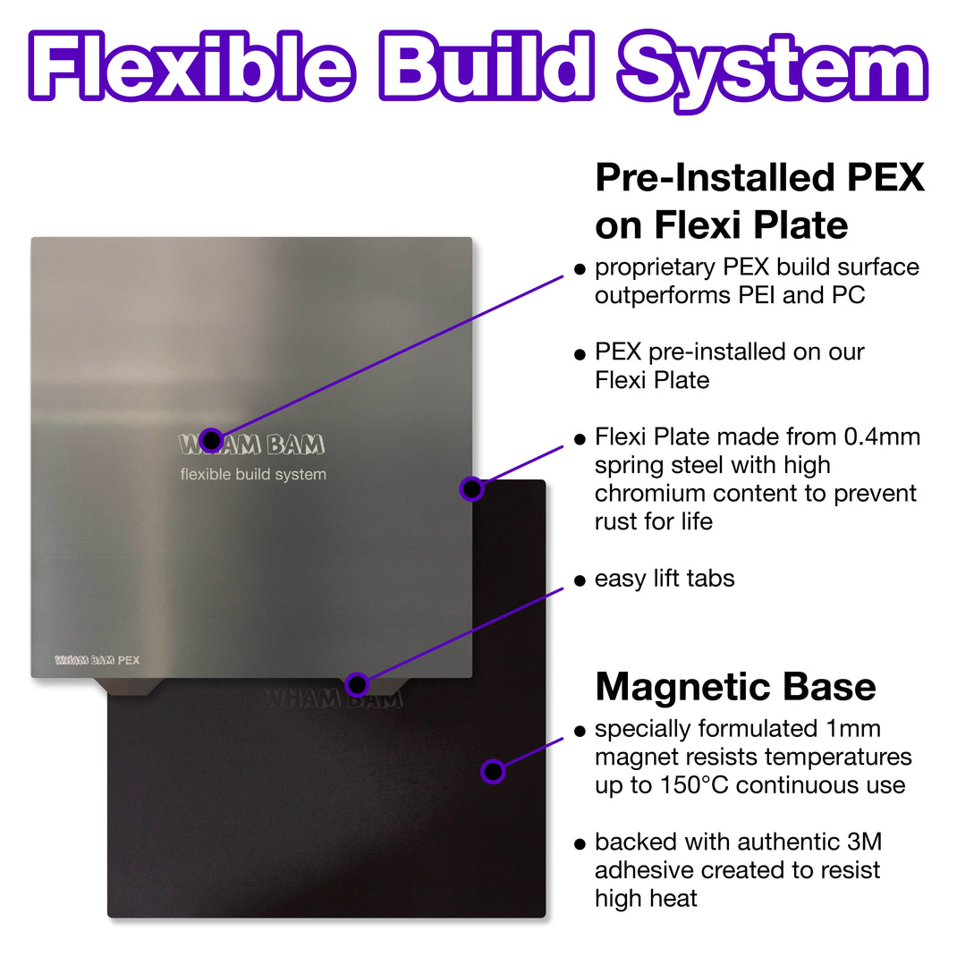 Flexible Build System for FDM – Wham Bam Systems