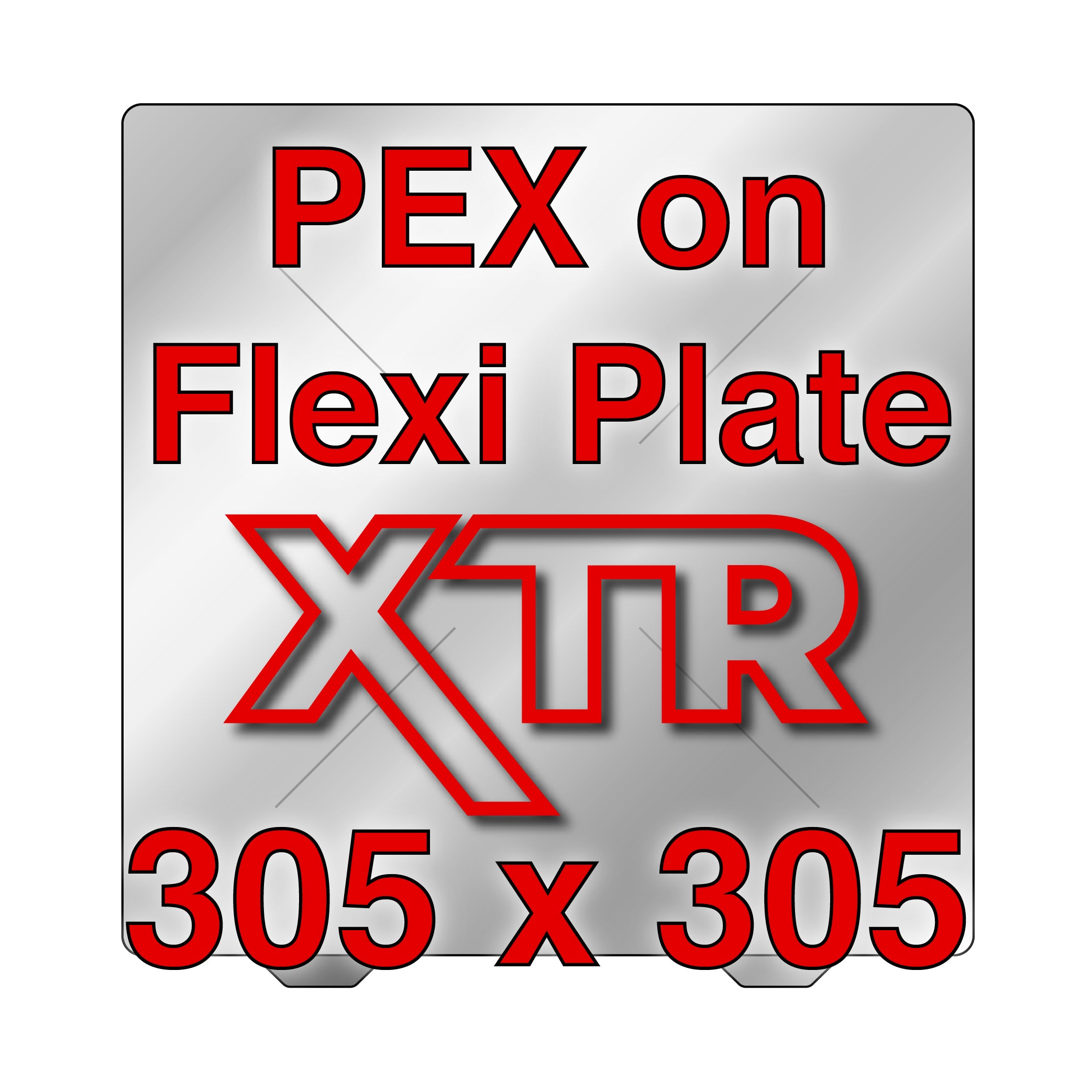 Flexi Plate with Pre-Installed PEX Build Surface - 305 x 305 - VORON D ...