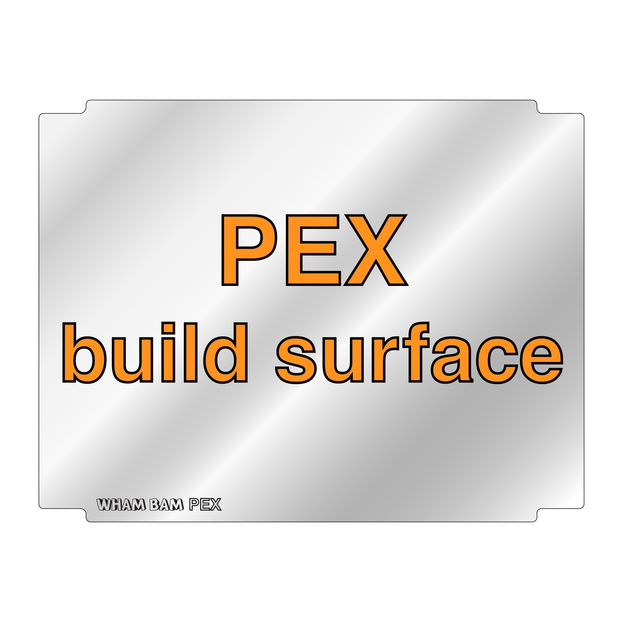PEX Build Surface - 355 x 275 (Cut Out Corners) - UltiMaker S5 – Wham ...