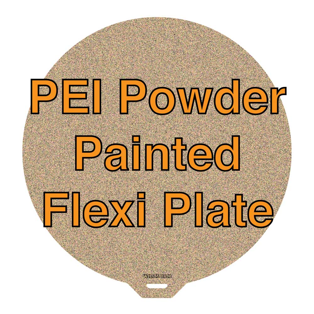 Powder Painted PEI Flexi Plate - 310Ø No Cut Outs - Tractus T850, Flsu ...